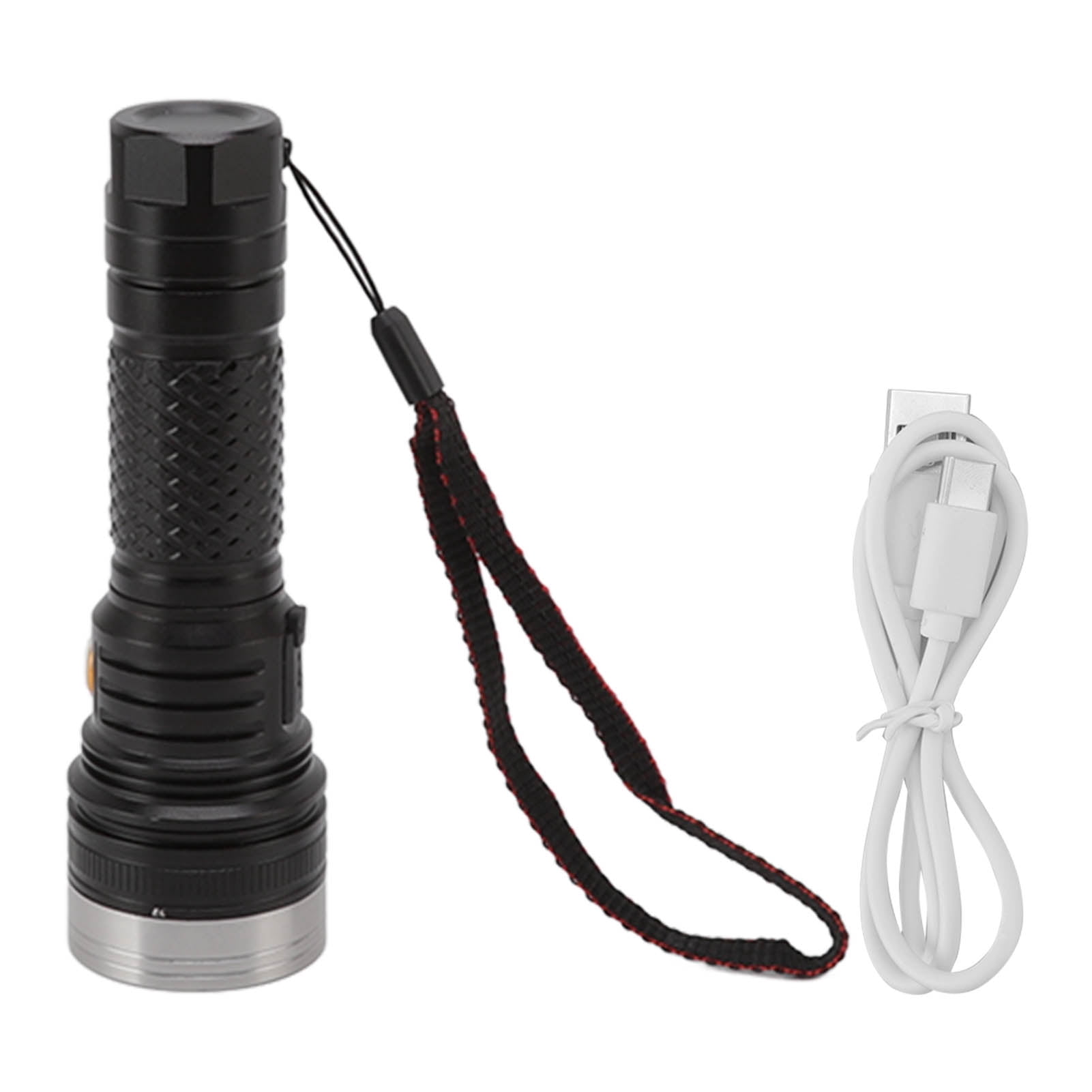 Linterna LED de 2 niveles de alto brillo SST40 con mecha, luz blanca ...