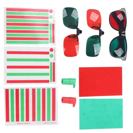 Red Green Amblyopia Glasses, Amblyopia Corrective Glasses Color ...