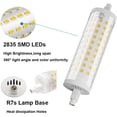 IYFFDFE-R7S LED Bulb 118mm 15W, Double Ended J Type Flood Light 150W ...