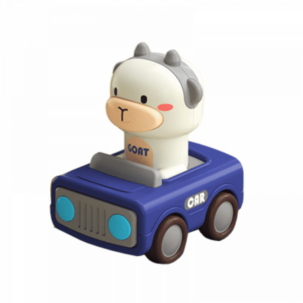 Interactive Cartoon Car Toy with Cute Ejection Pet Design and Sliding ...