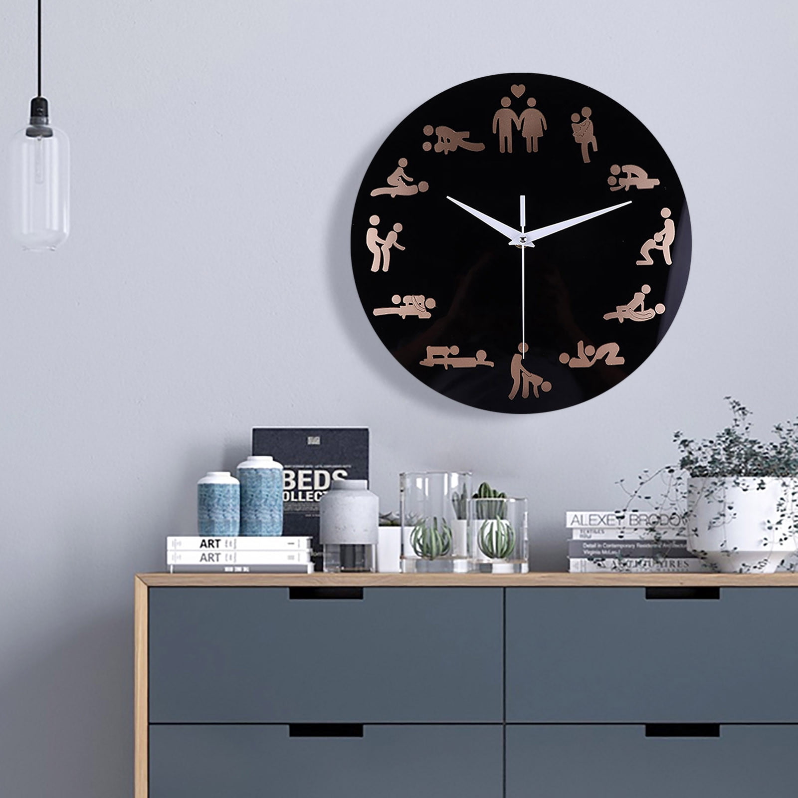 Click here for Japceit Sexy Wall Clock Male Clock Acrylic Decorat... prices