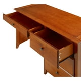 Shaker Style Writing Desk - 4 Drawers - Multiple Finishes - Walmart.com
