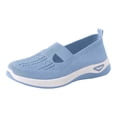 Breathable Walking Sneakers for Women Embroidery Butterfly Running ...