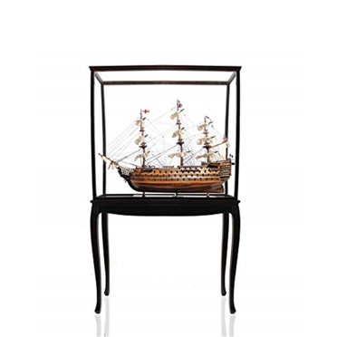 Black Pearl Pirate Ship Large With Floor Display Case - Walmart.com