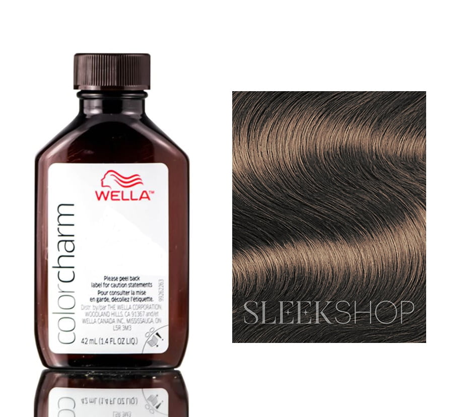 6NN - Intense Dark Brown , Wella Color Charm LIQUID Permanent Hair ...