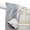 Abstract Color Stitching Swag Curtain Valance for Window 2 Panels Grey ...