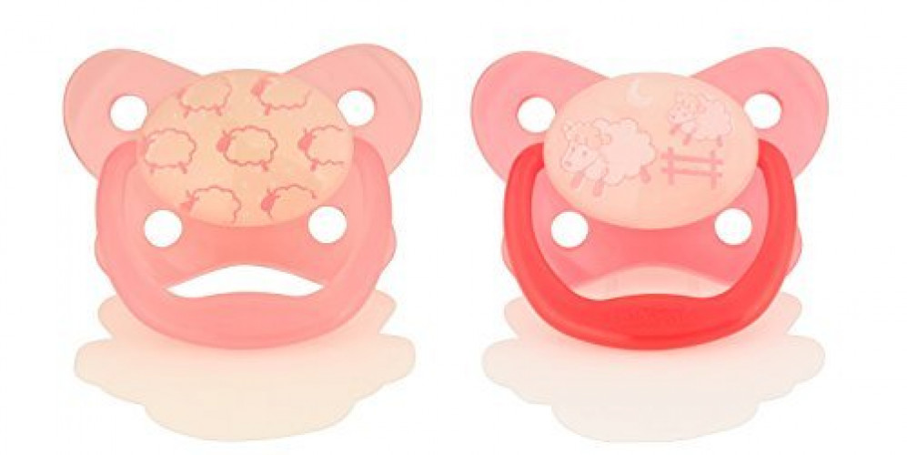Dr. Brown's Glow in Dark Pacifier, Stage 1/Pink, 0-6 Month by Dr. Brown ...