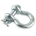 High-Strength Alloy Steel Bow Anchor Shackle with Nut, 4.75t Capacity ...