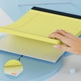 300 Sheets Light Yellow Legal Pads 8.5 x 11.75 Wide Ruled Paper 6-Pack ...