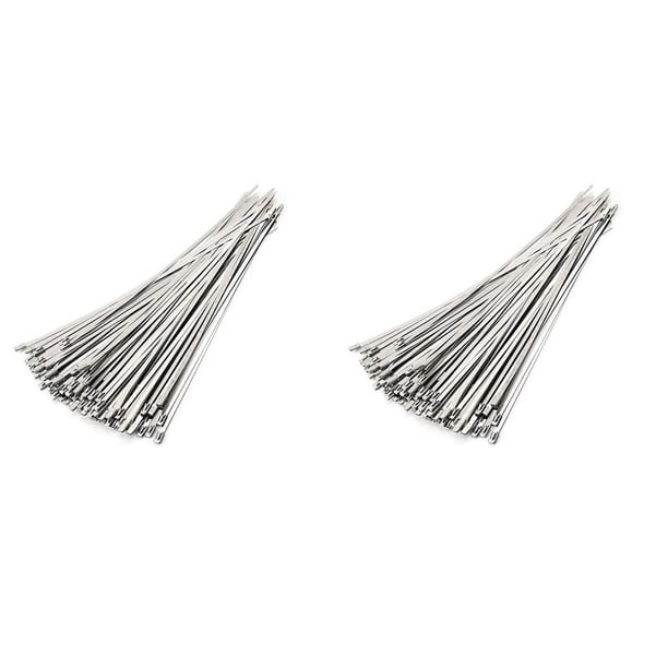 Sujetacables de Acero Inoxidable, 200 Piezas de 7,9 Pulgadas, Bridas ...