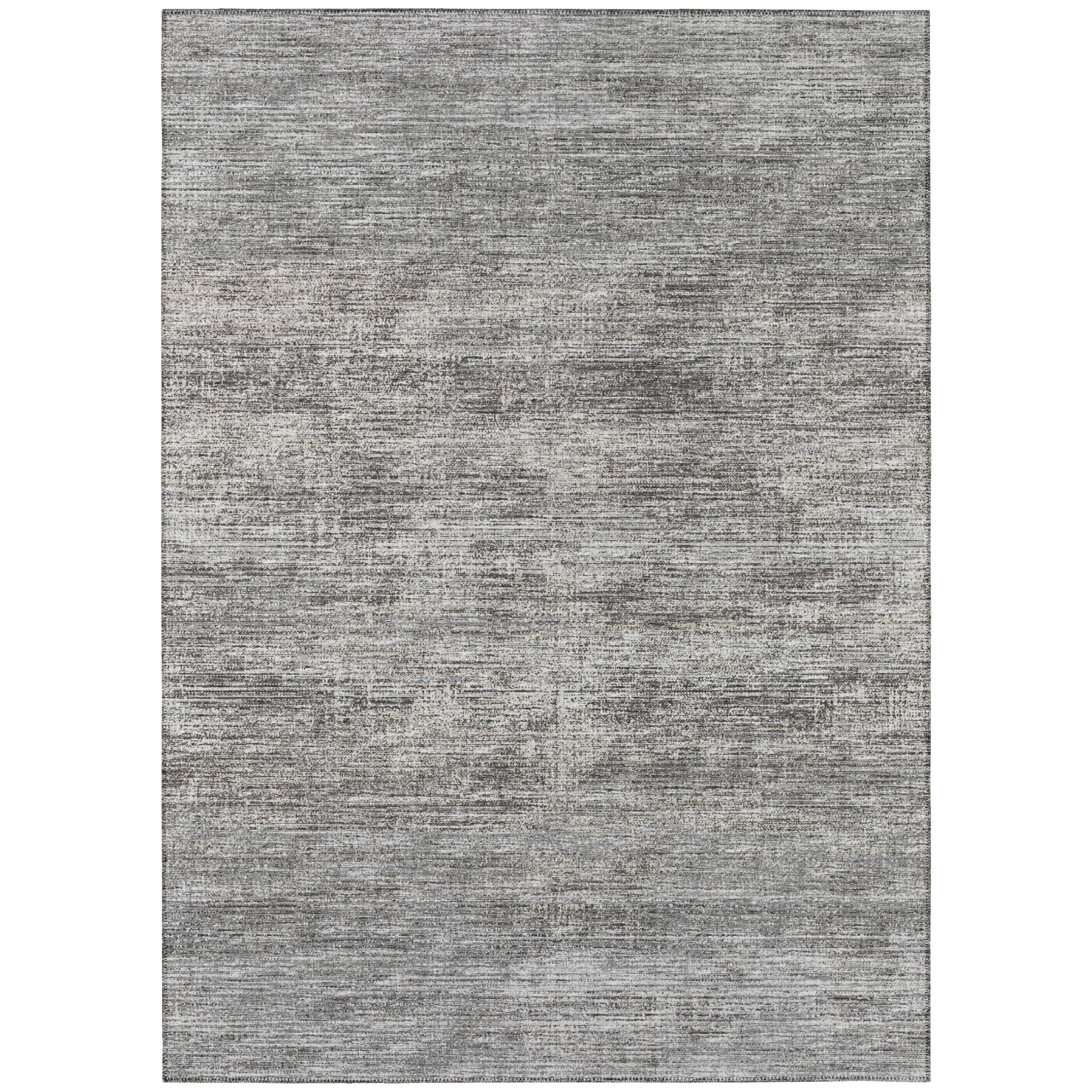 Marston Indoor/Outdoor Grey Abstract 10' x 14' Non-Skid Area Rug ...