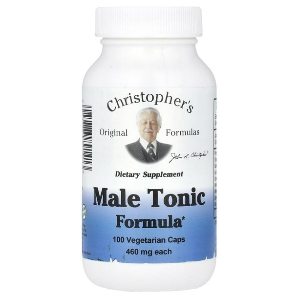 Suplemento Christopher's Male Tonic Formula 100 cápsulas 460 mg ...