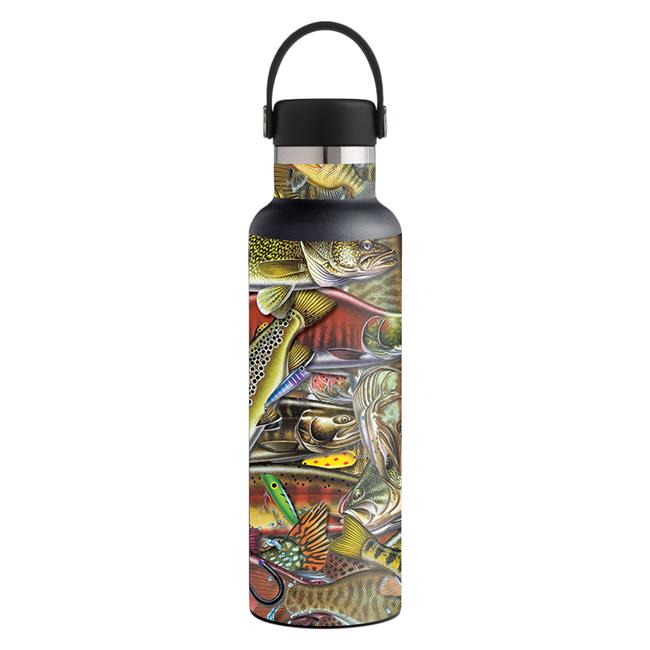 MightySkins HFST21-Fish Puzzle Skin for Hydro Flask 21 oz Standard ...