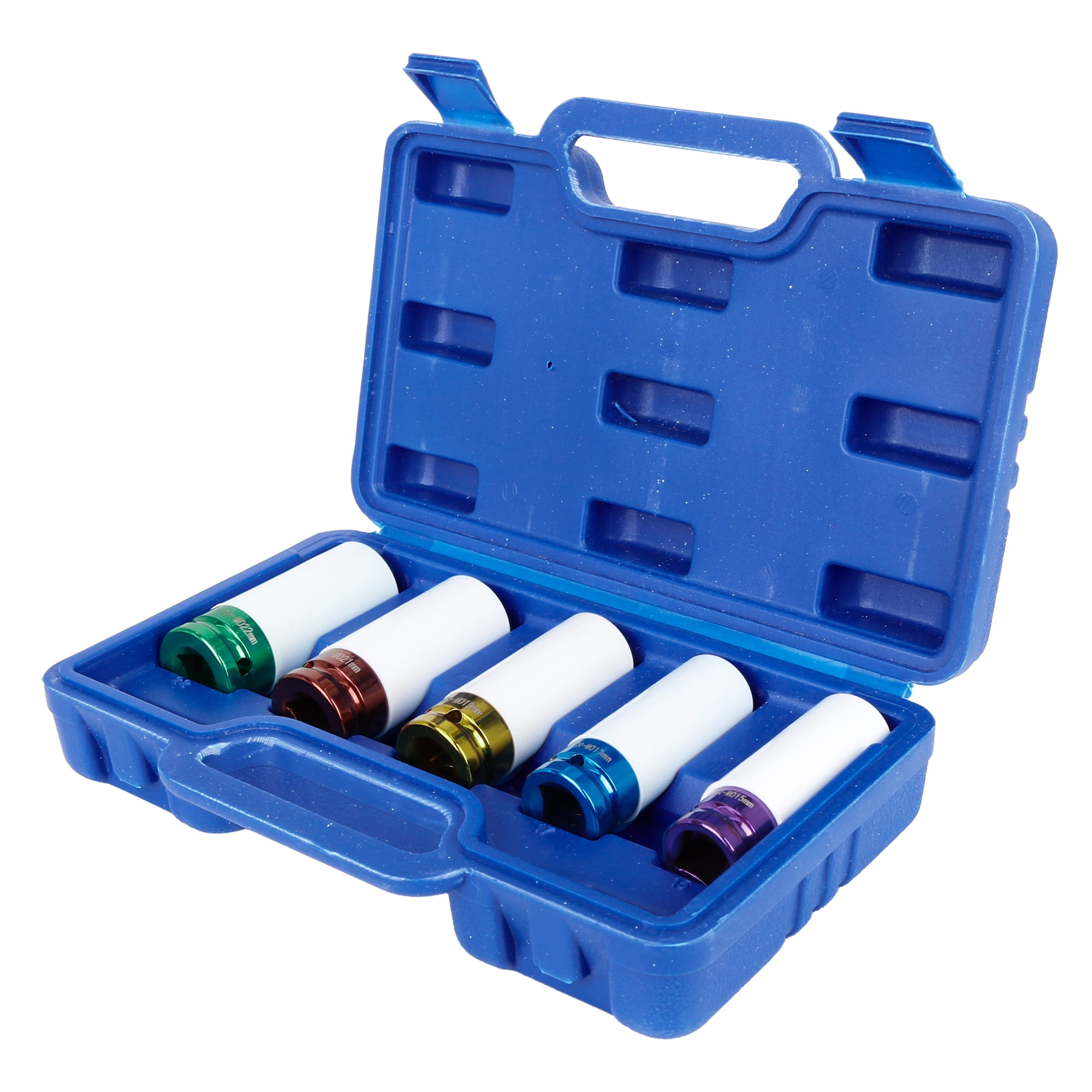 5pcs 1 2 Drive Impact Lug Nut Socket Set Wheel Sleeve Protection 15 5pcs 1 2 Drive Impact Lug Nut Socket Set Wheel Sleeve Protection 15