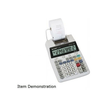 Sharp EL-1901 Paperless Printing Calculator with Check and Correct, 12 ...