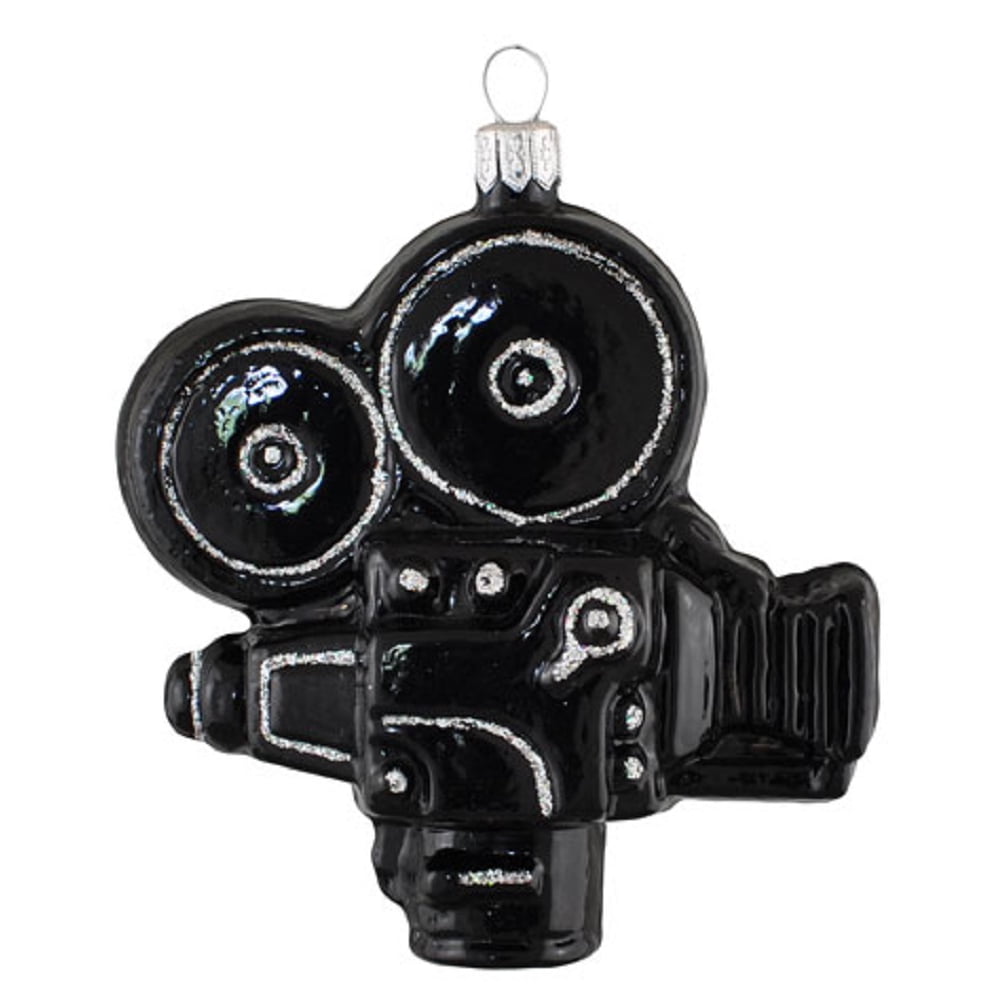 Movie Camera Polish Glass Christmas Tree Ornament Decoration Film ...