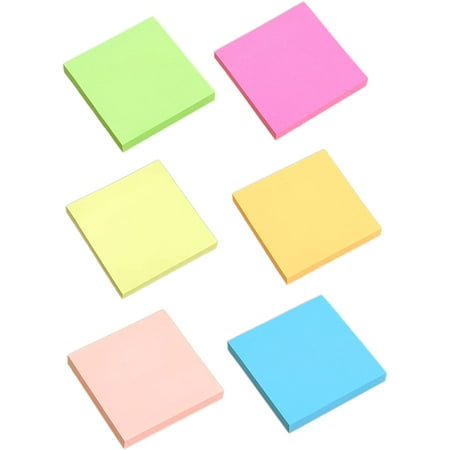 Sticky Notes 3x3 Bright Colors Self-Stick Pads Post It Notes Sticky ...