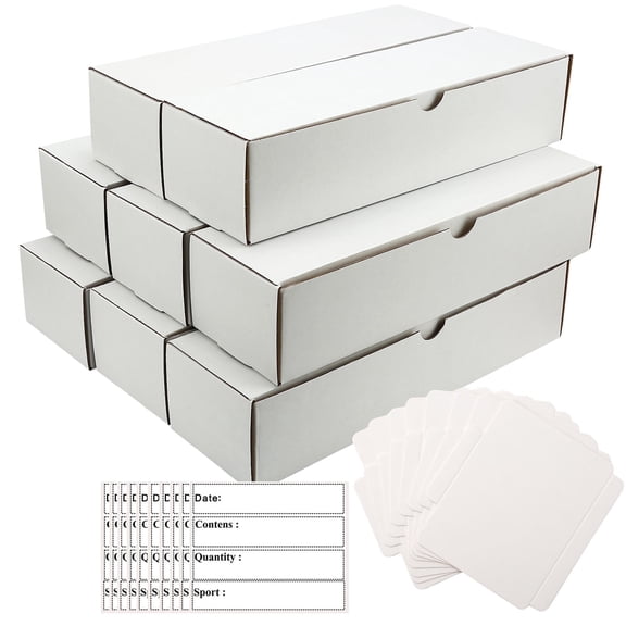 Large 3-Tray Card Storage Box, Faux Leather, 220+ Sleeved Cards, for ...