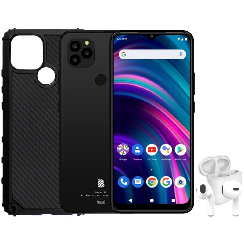 BLU S91 S0690WW 128GB +4GB RAM + ARIA PODS MINI Dual SIM GSM Unlocked ...
