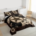 Homewish Vintage Texas Stars Bedding Comforter Set, Fashion Leopard ...