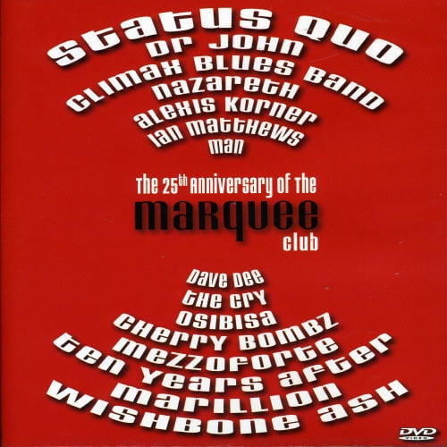 Marquee Club 25th Anniversary (DVD) - Walmart.com