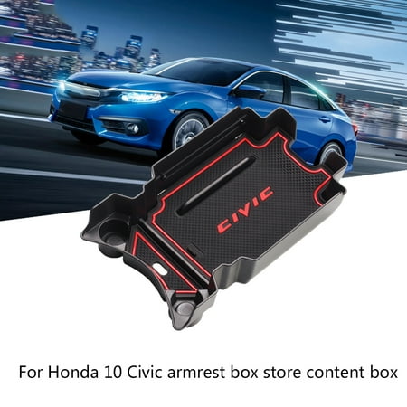 Replacement For Honda Civic 10th Gen 2016-2018 Armrest Box Organizer ...