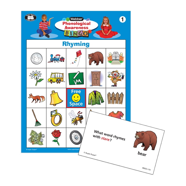 Reading Skills Development Super Duper Phonological Awareness Photo ...