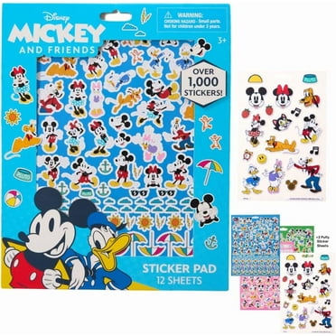 Disney's Mickey and Minnie Mouse Assorted Character Sticker Collection ...