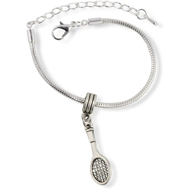 Emerald Park Jewelry Tennis Racquet Bracelet | (Single Racket ...