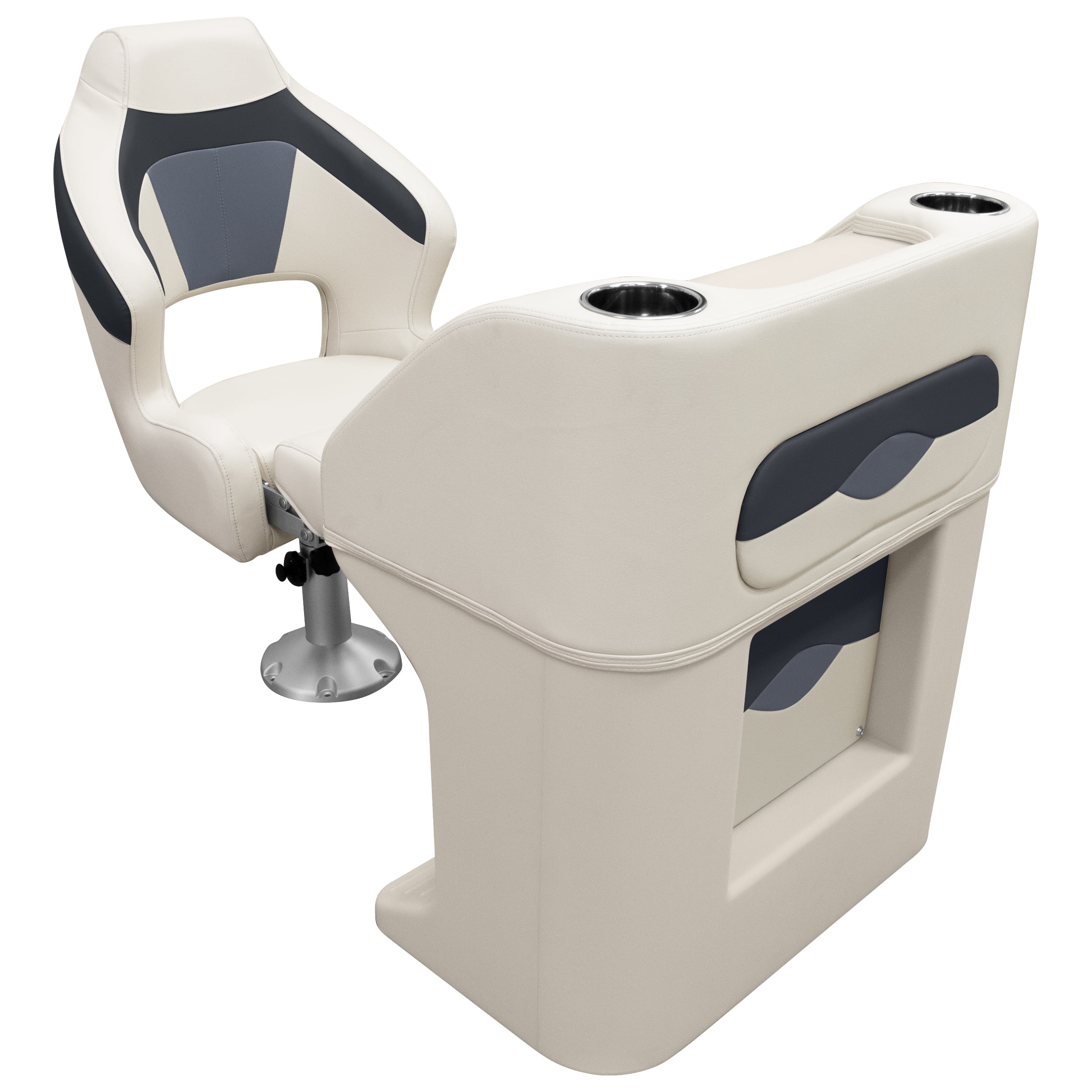 Boat Steering Wheel Kit Pontoon Boat Steering Console – Wise DLX Series ...