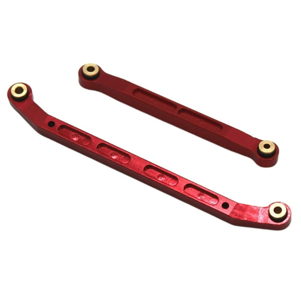 RC Steering Rod Tie Links Linkage Pull Rod for 1/18 RC Car Upgrades Red ...
