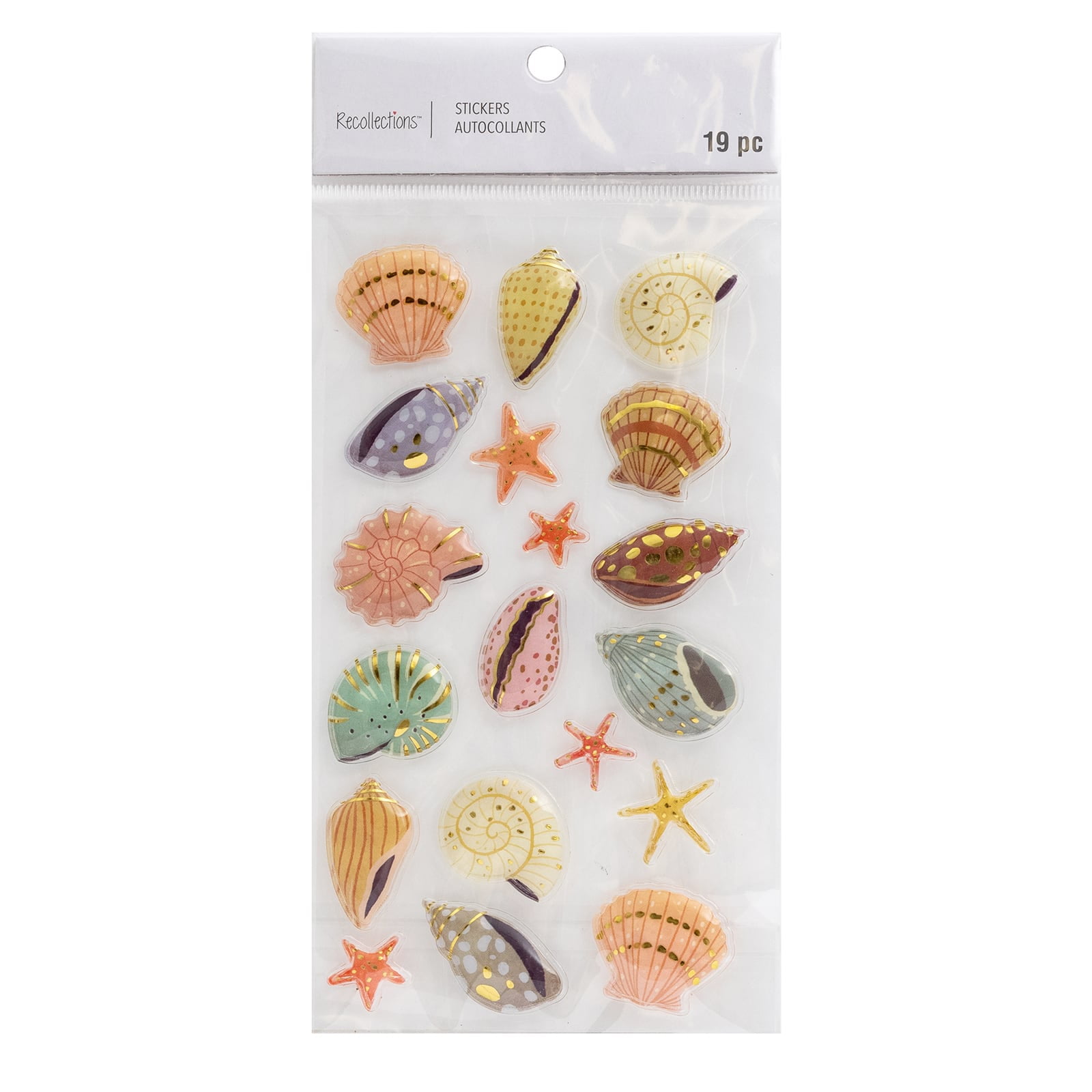 12 Pack: Seashells Stickers by Recollections™ - Walmart.com