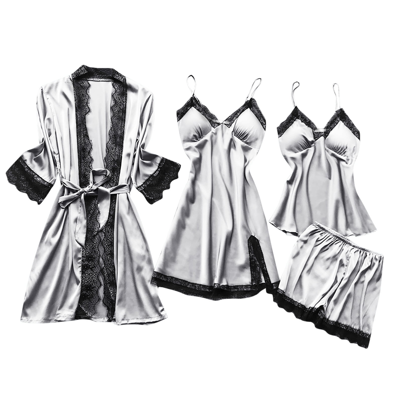 Click here for Cameland Pajamas For Women Set Shorts Lingerie Sil... prices