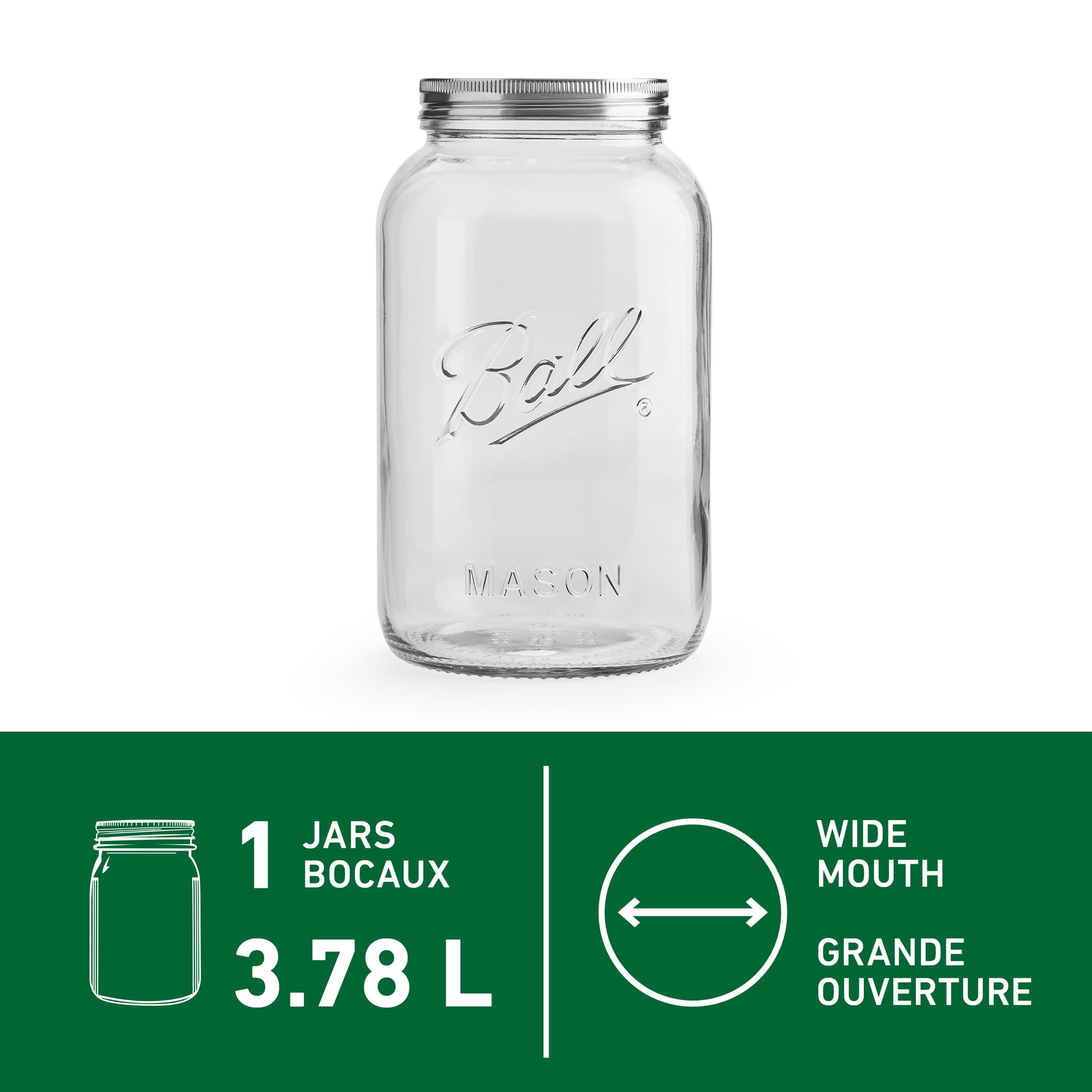 Click here for Ball Decorative Mason Jar With One Piece Stainless... prices