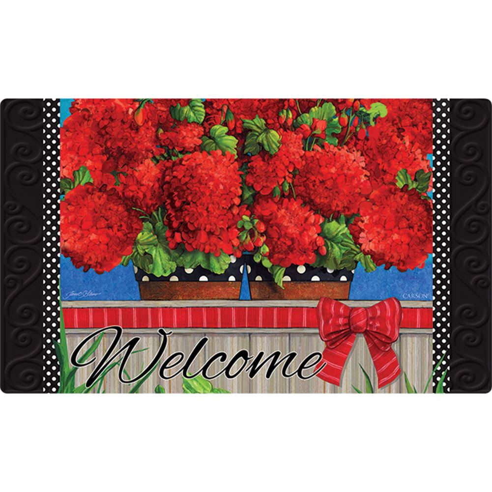 Carson Mat - Magnificent Geraniums - Walmart.com
