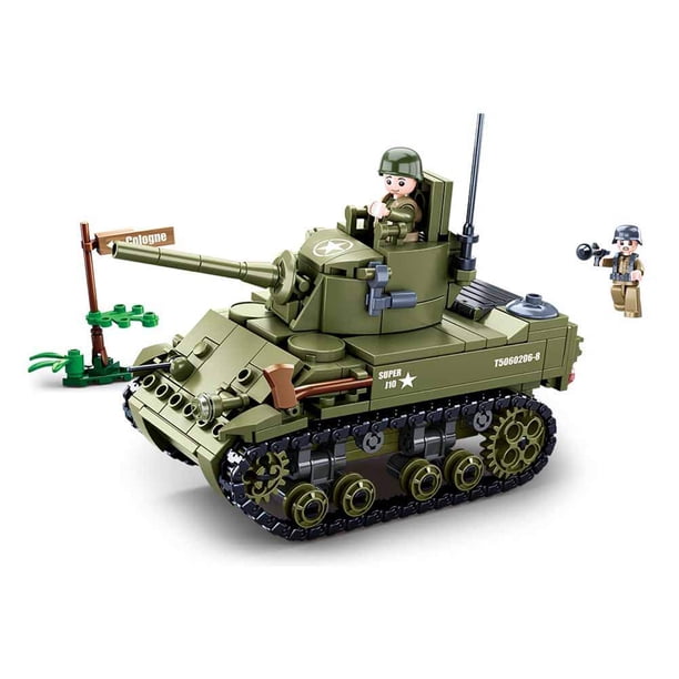Tanque Ligero M5 de la Segunda Guerra Mundial Sluban M38-B0856 | Bodega ...