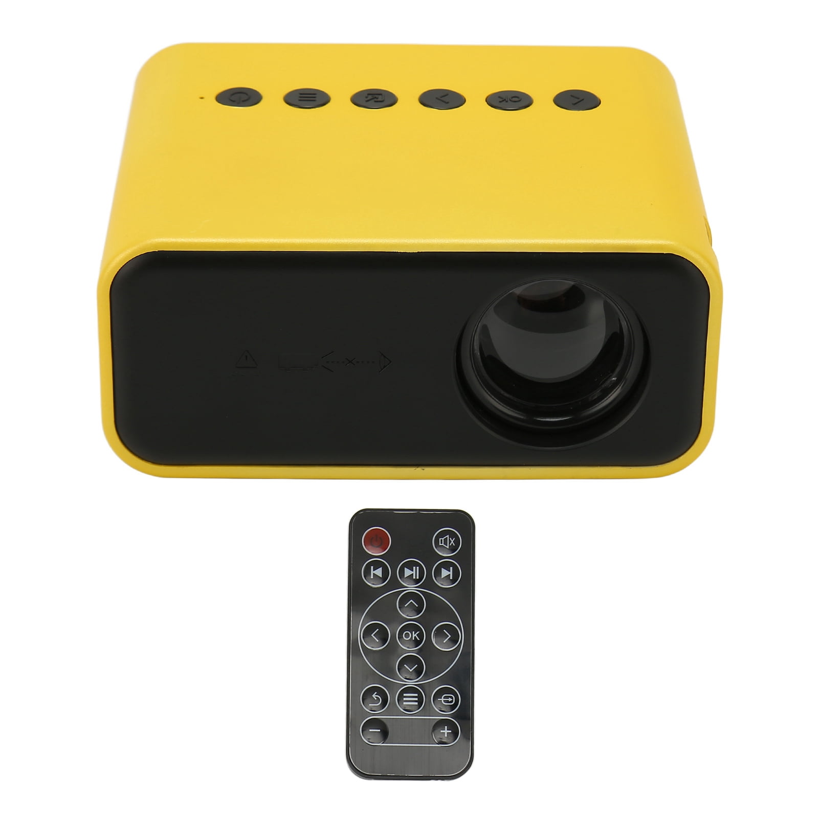 Proyector de vídeo, mini proyector 1080P HD mini proyector para dibujos ...