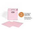 FH Group Jiaessentials Pink Closet Organizers, 3 Size Storage Cube Bins ...