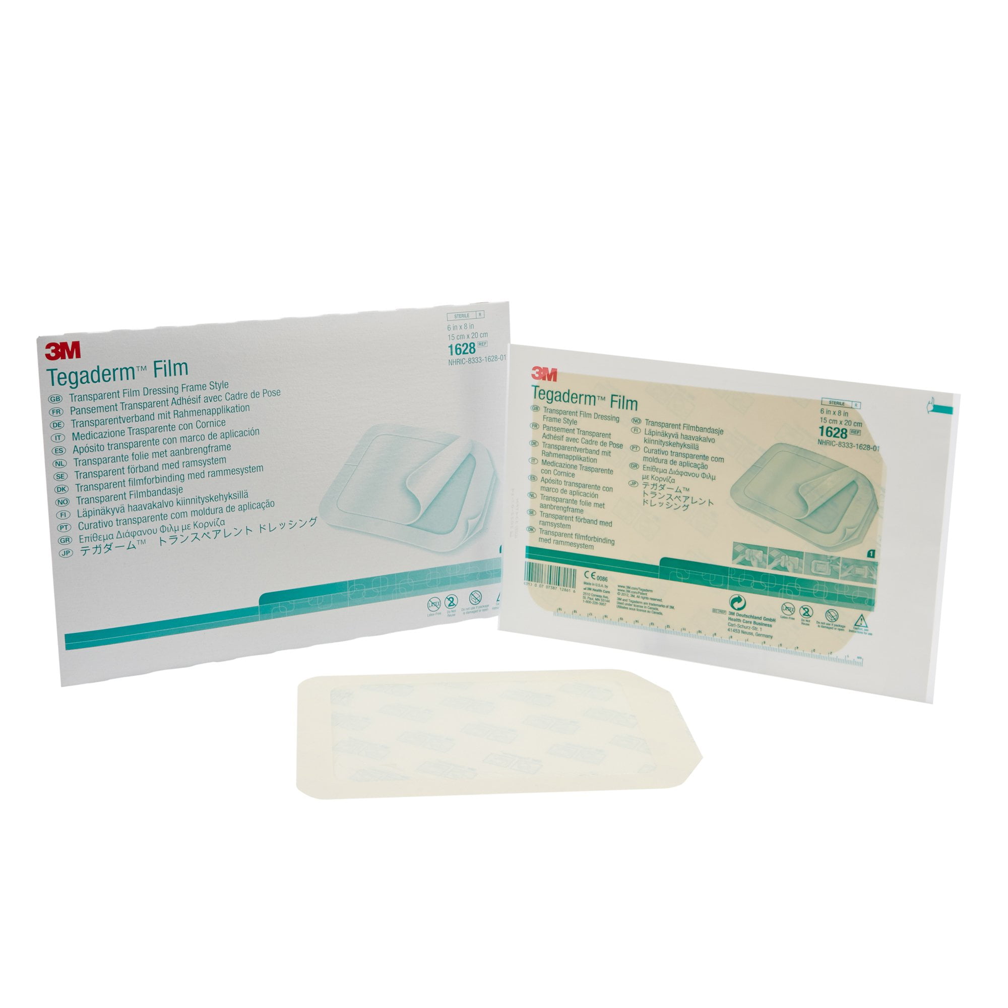 3M Tegaderm Film, Transparent Film Dressing Frame Style, Sterile, 6 in ...