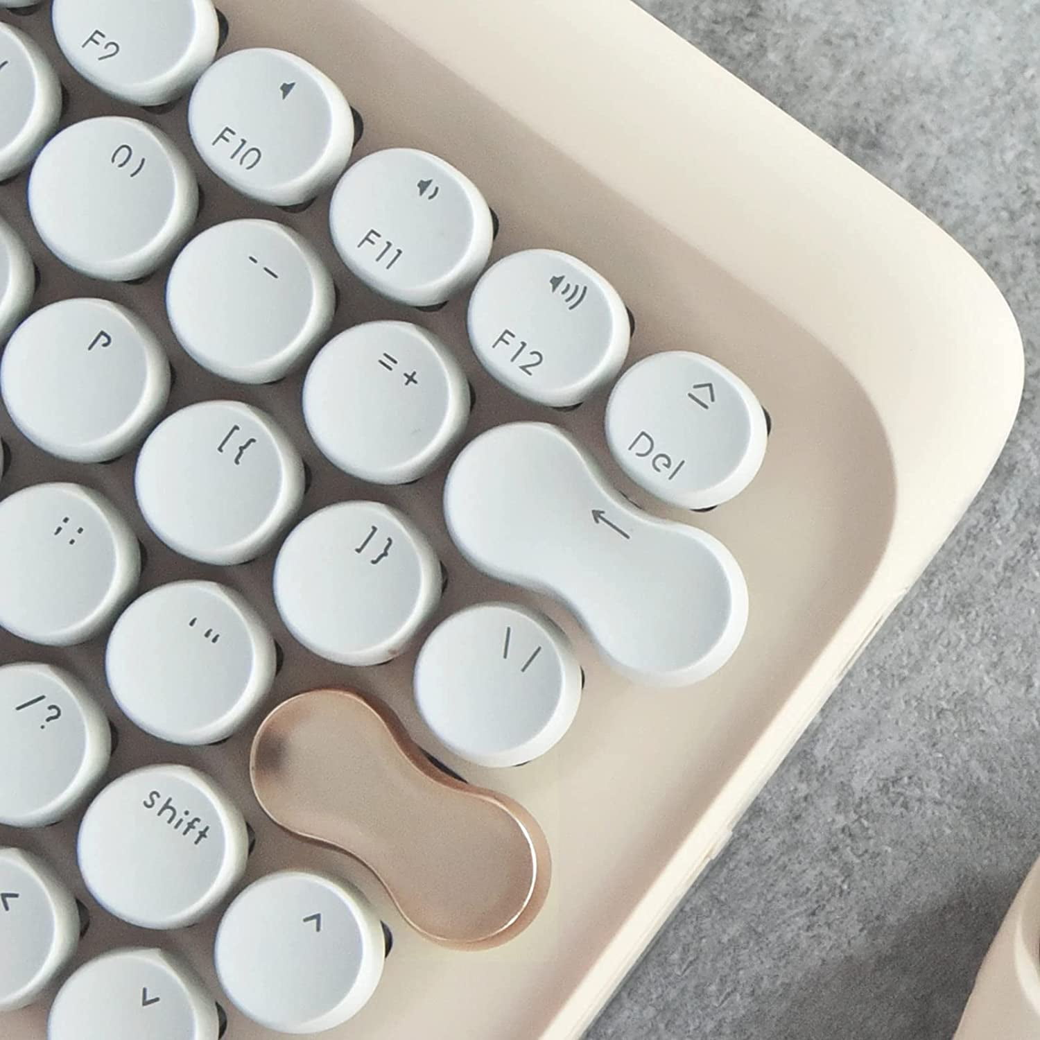 Buy Wireless Mechanical Keyboard, Wireless/Wired USB Rechargeable ...