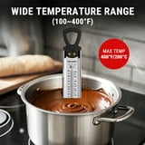 ThermoPro Analog Candy Thermometer & Deep Fry Oil Thermometer with Pot ...