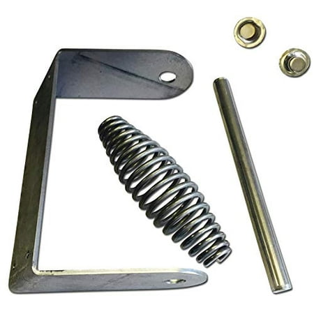 Smoker DROP Handle UDS BBQ door lid Smoker Stainless Spring Rod 6 in ...