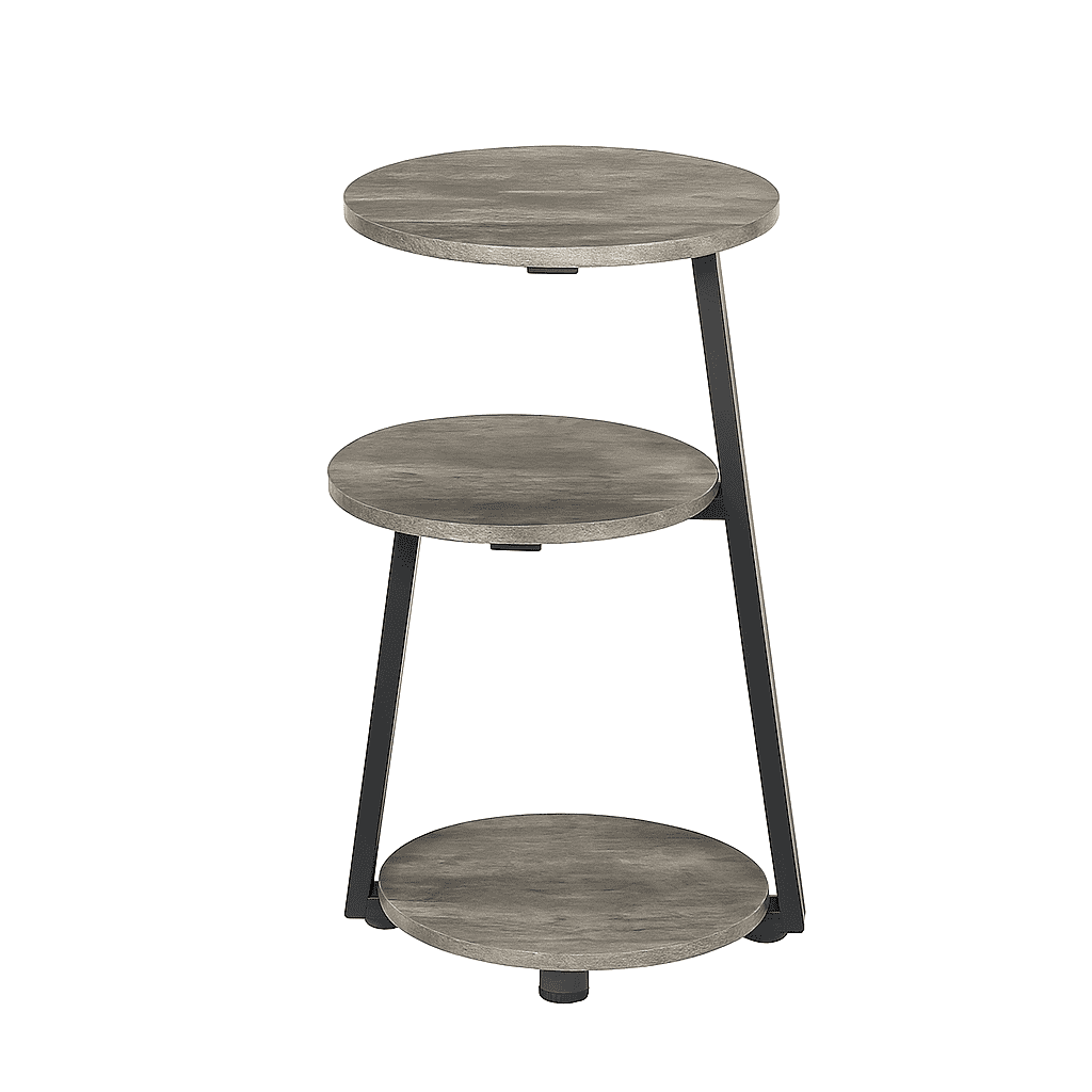 Click here for Homegar Round Side End Table  3-Tier Small Bedside... prices