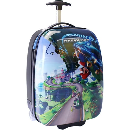 Nintendo - Nintendo Mario 16" ABS Luggage, Black - Walmart.com