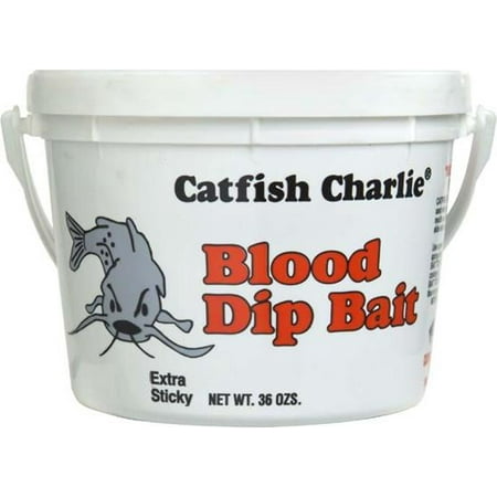 Catfish Charlie Blood Dip Bait 36 oz Bucket - Walmart.com