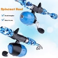 Telescopic Fishing Rod & Reel Combo Blue 4.92 ft Starter Kit - Walmart.com