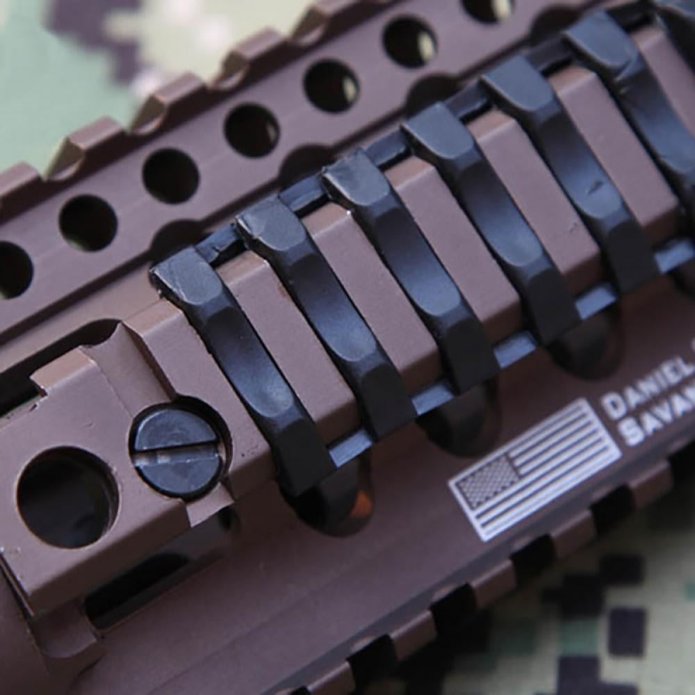 4pcs Rail Cover Plastic Fish Bone Ladder Shape 17 Hunting Sections ...