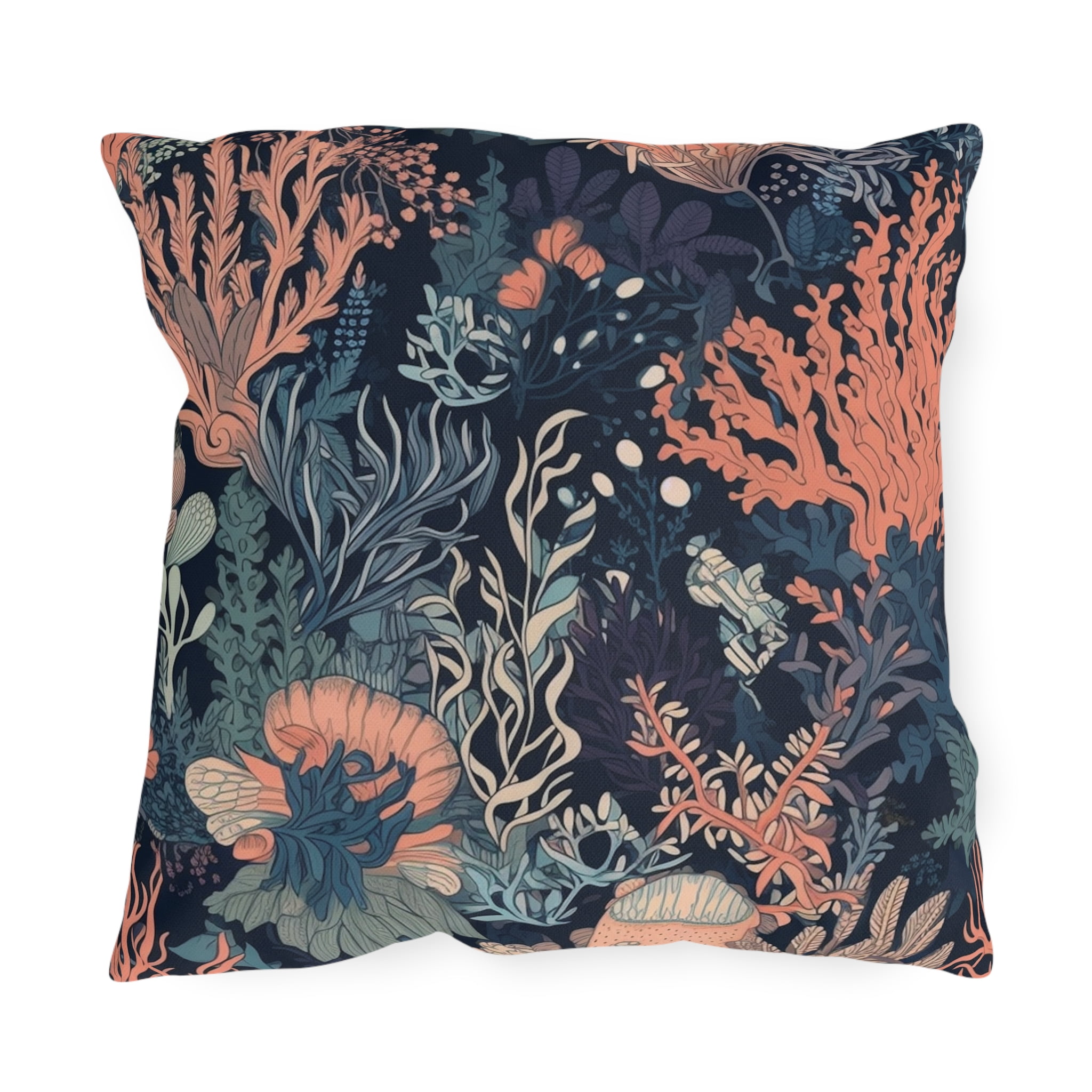 Outdoor Pillow In Coral Pattern - Walmart.com