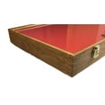 Cherry Wood Display Case 18 x 24 x 3 for Arrowheads Knifes Collectibles ...
