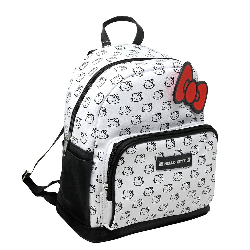 Hello Kitty 10" Mini Deluxe Backpack with 1 Front pocket - Walmart.com